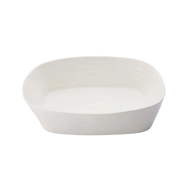 Portmeirion Sophie Conran White Rectangular Roasting Dish - First Ireland