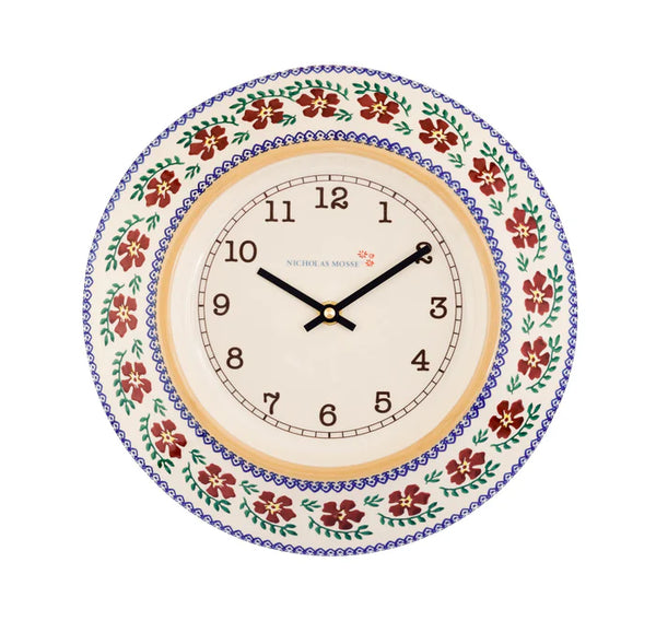 Nicholas Mosse Old Rose - Large Wall Clock - First Ireland