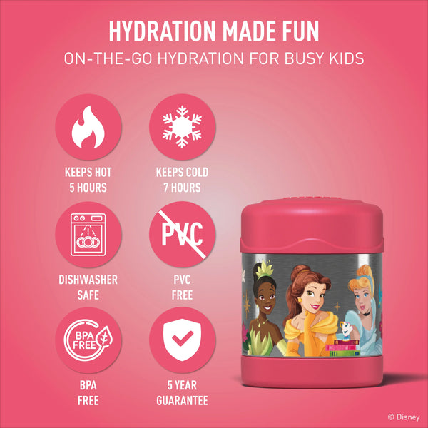 Thermos Funtainer - Food Flask 290ml - Disney Princesses - First Ireland