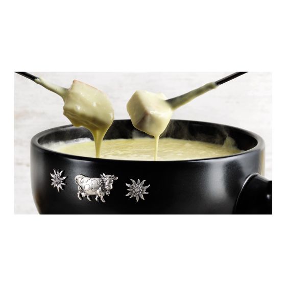 Kuhn Rikon Cheese Fondue Set Alpina clay induction 23cm - First Ireland