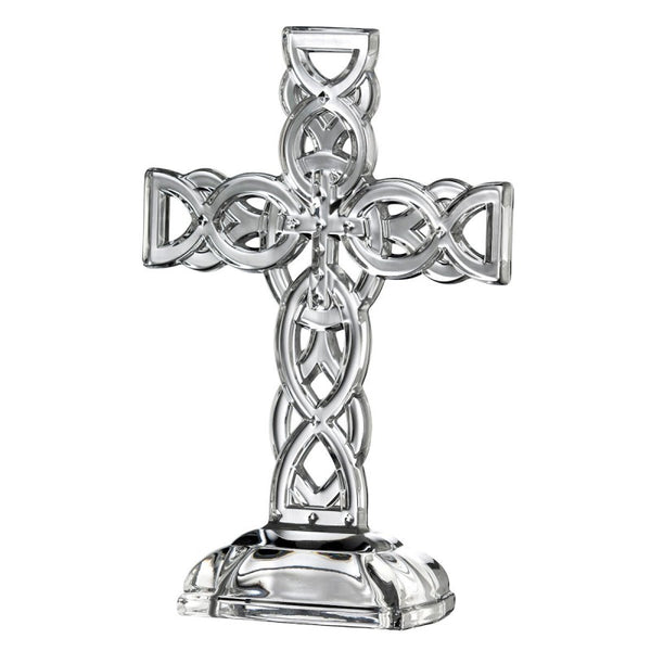 Galway Crystal 10 Inch Celtic Cross - First Ireland